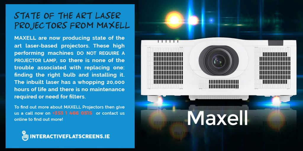 Maxell Projectors - Still Beaming! | Interactive Flatscreens Ireland