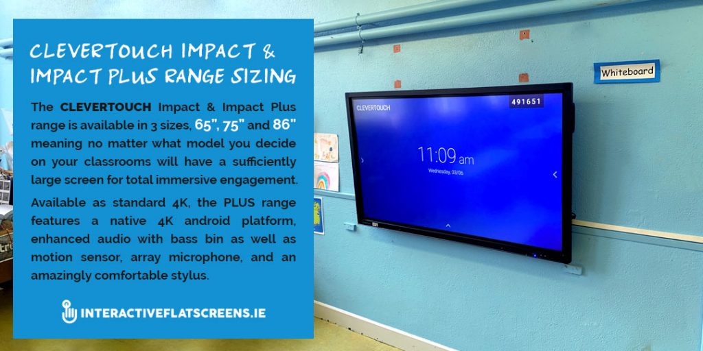 New Clevertouch Screens For Your School - The Impact & Impact Plus
